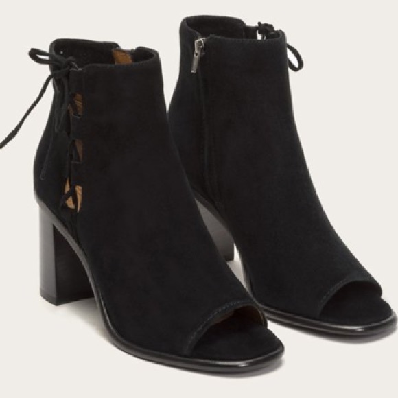 Frye | Shoes | Salefrye Amy Side Ghillie Peep Ankle Boot Sandal | Poshmark